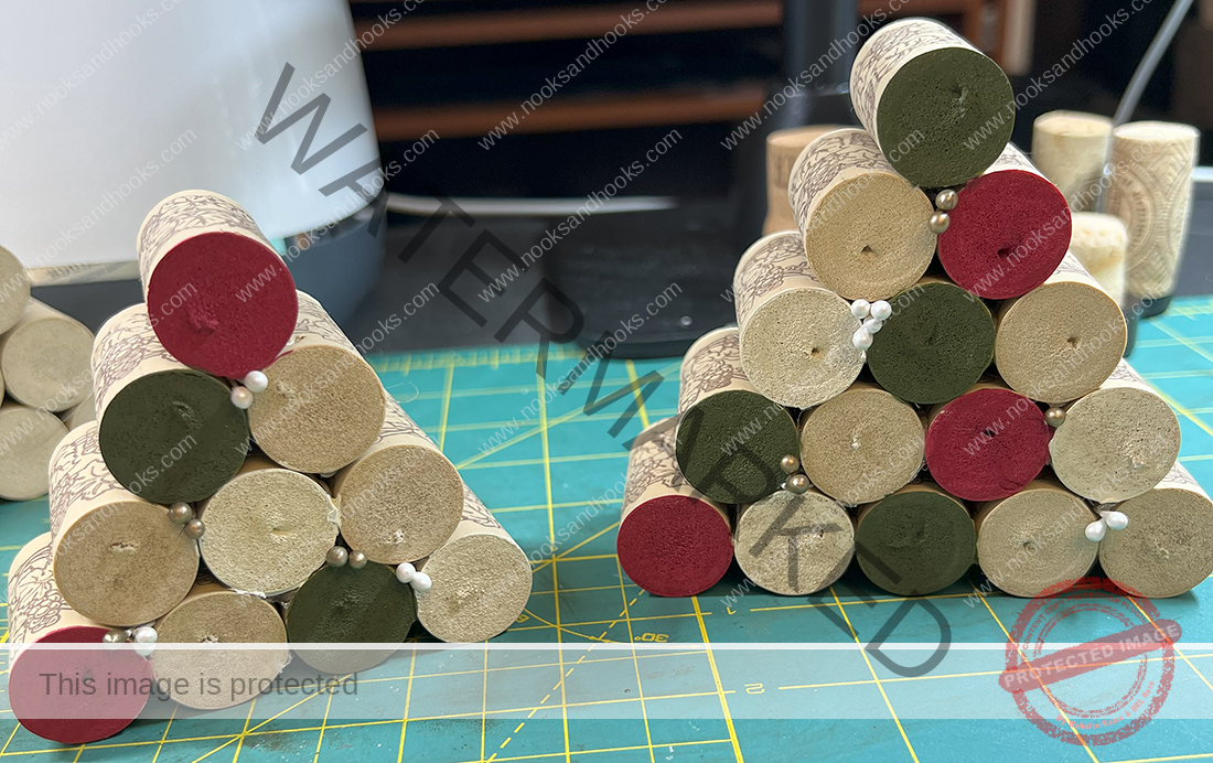 Wine Cork Christmas Trees